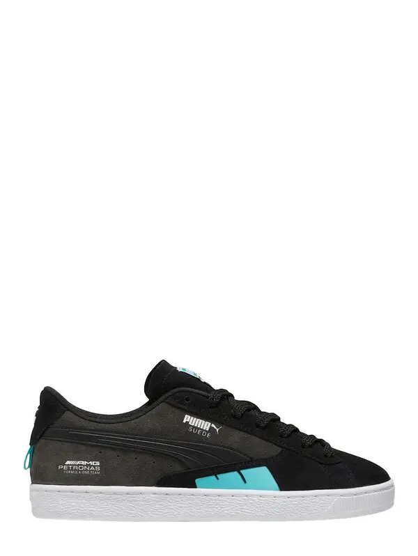 PUMA Suede Mercedesamg Petronas Motorsport F1 Sneakers - Black/flat Dark Grey/sheen Green
