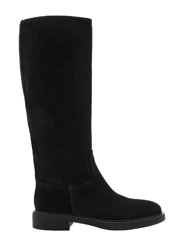 GIANVITO ROSSI Ascott Suede Boots - Black