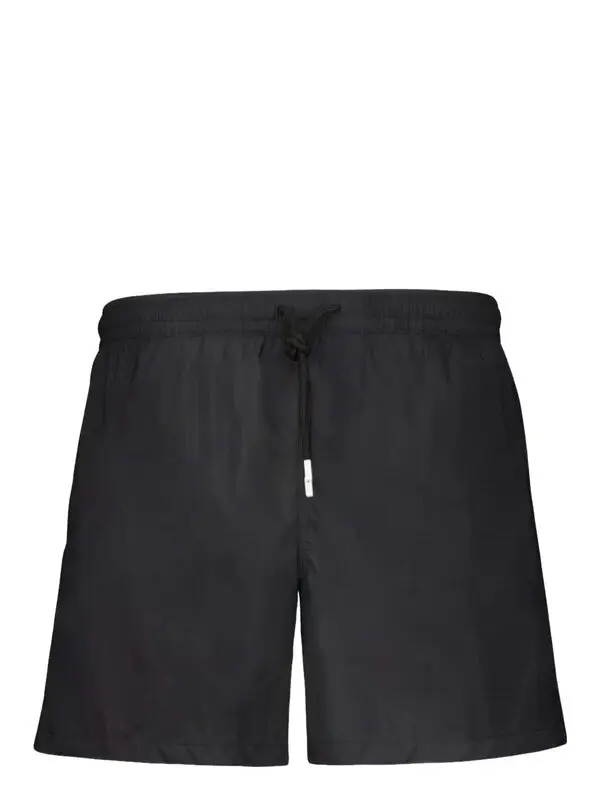 Fedeli Drawstring-waist Swim Shorts - Black