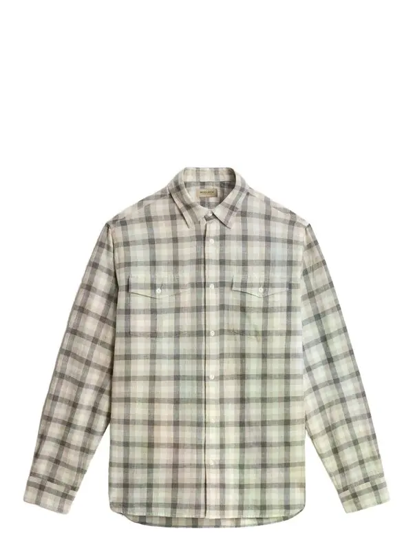 Woolrich Check-pattern Pocket Shirt - Neutrals