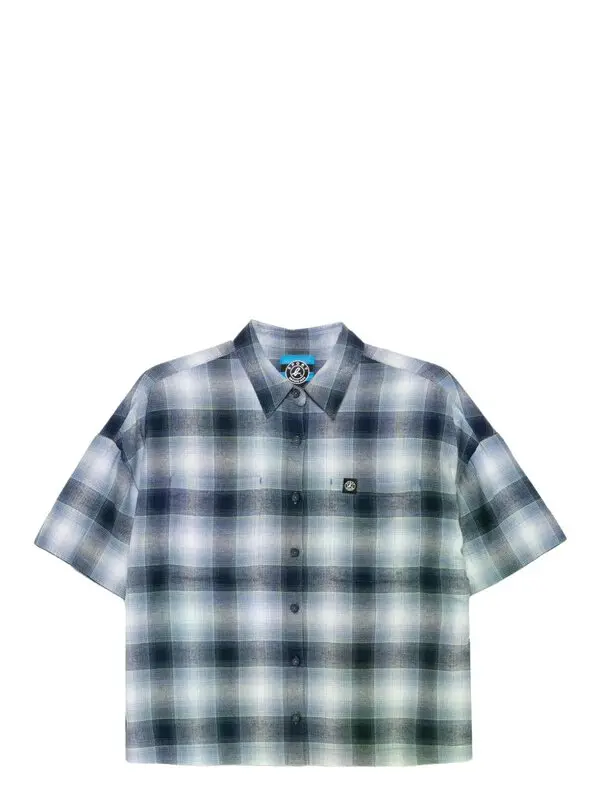 SPORT B. BY AGNÈS B. Plaid Cotton Shirt - Blue