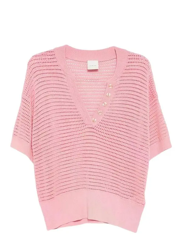 Varley Callie Knitted Top - Pink