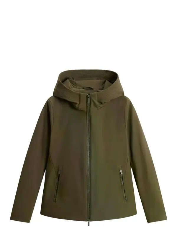 Woolrich Hooded Zip-front Parka - Green
