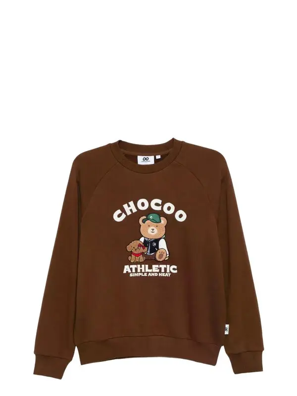 CHOCOOLATE Logo-embroidered Sweatshirt - Brown
