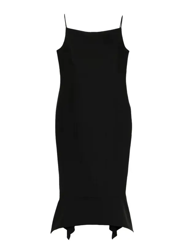 Roland Mouret Fishtail-hem Dress - Black
