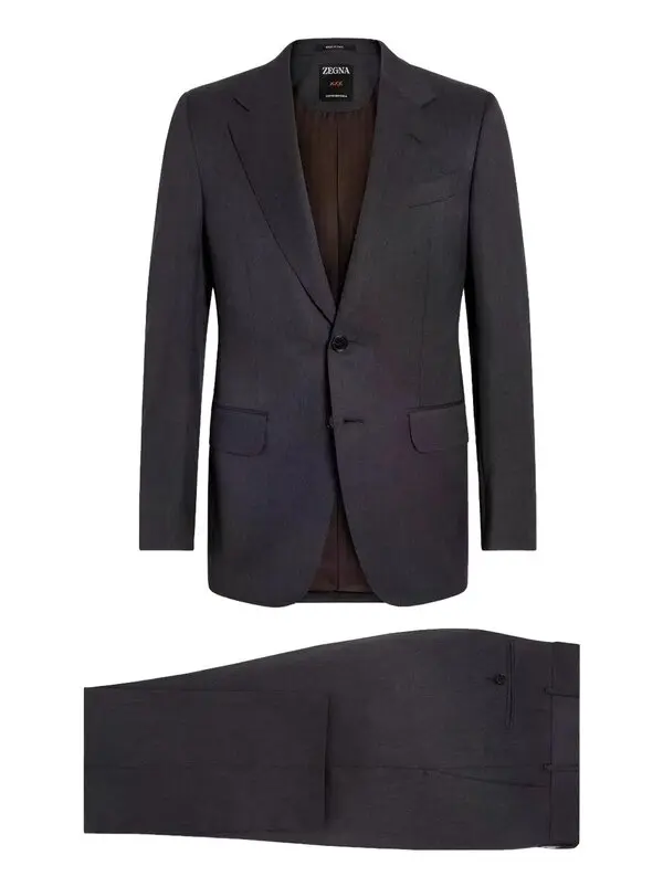 Zegna Centoventimila Wool Suit - Grey