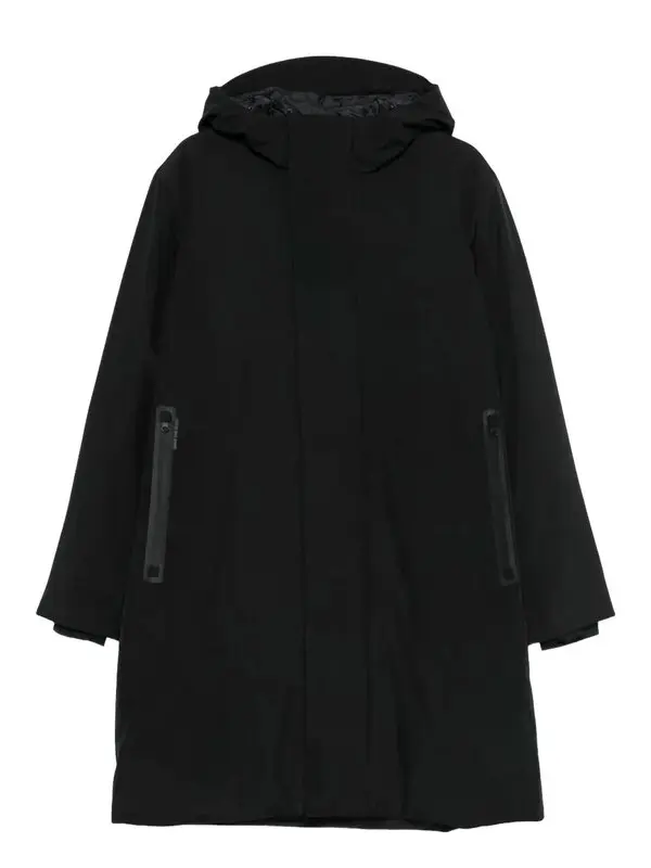 SAVE THE DUCK Hooded Zip-fastening Coat - Black