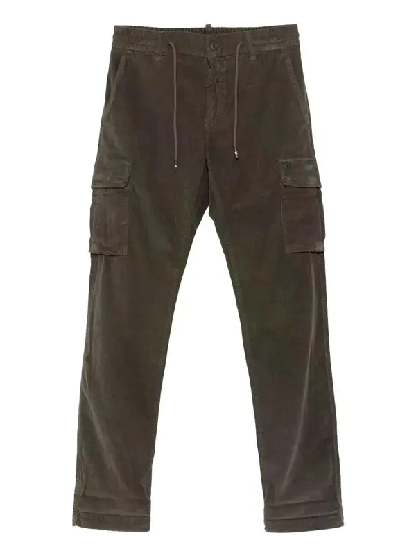 MASON'S Cargo-pockets Trousers - Green