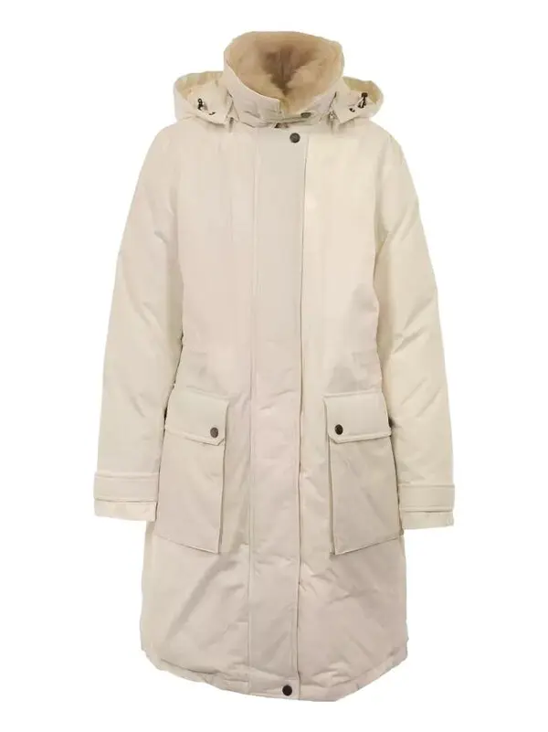 Woolrich Hooded Parka - Neutrals