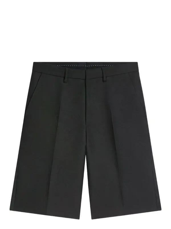Dries Van Noten Tailored Wool Shorts - Black