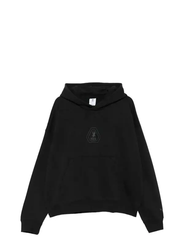 PUMA Eagle-logo Hooded Sweater - Black