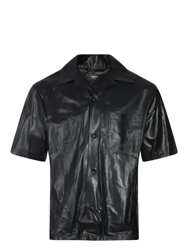Amiri Leather Jacket - Black