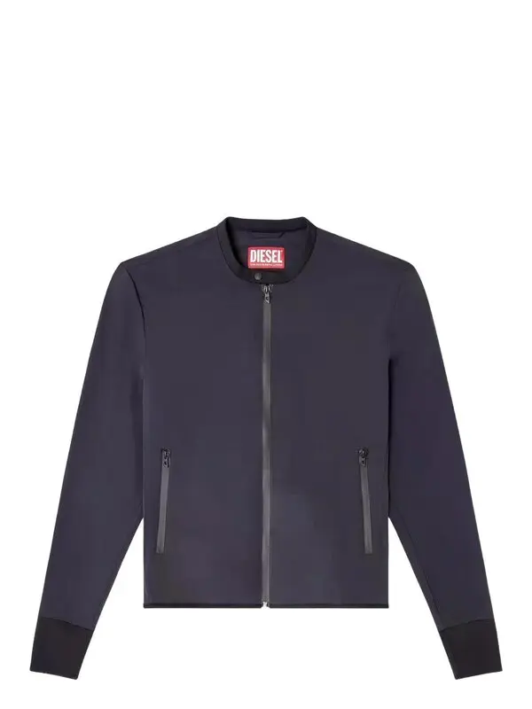 Diesel Zip-front Bomber Jacket - Blue
