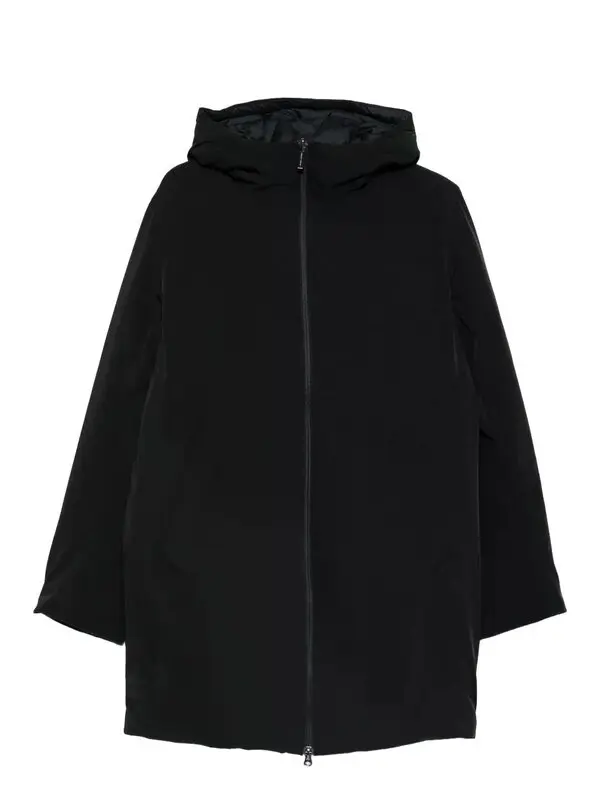 COLMAR Hooded Zip-front Coat - Black