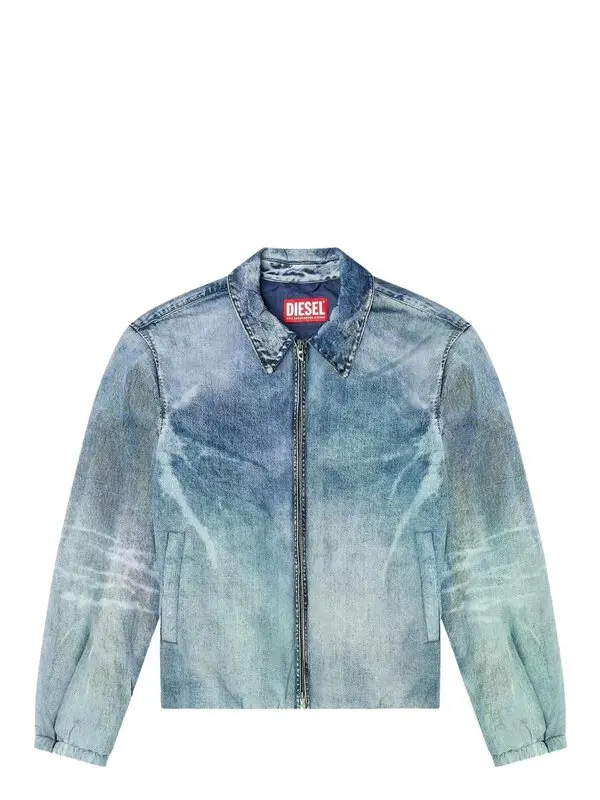 Diesel Denim-effect Jacket - Blue