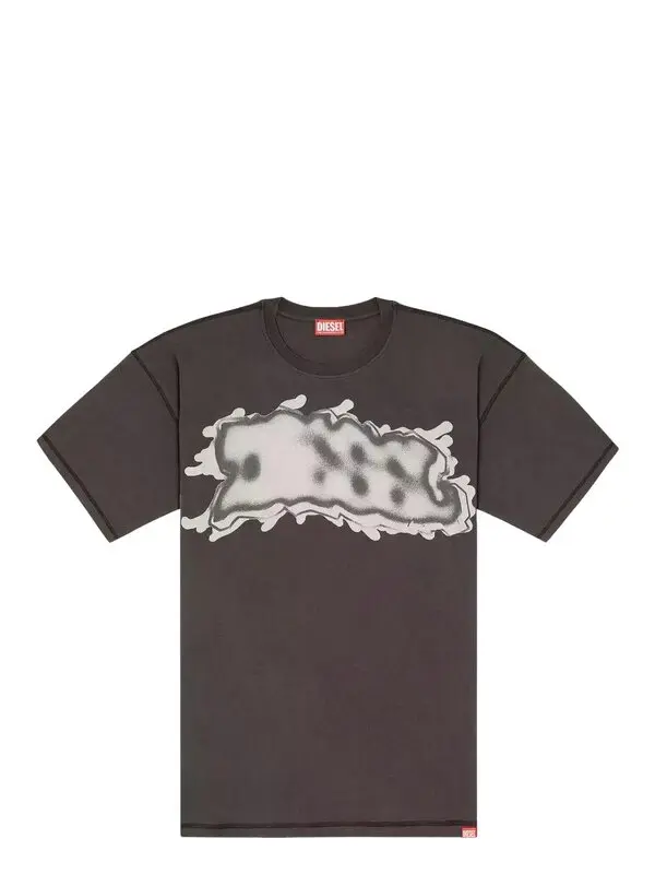 DIESEL Graphic-print T-shirt - Black