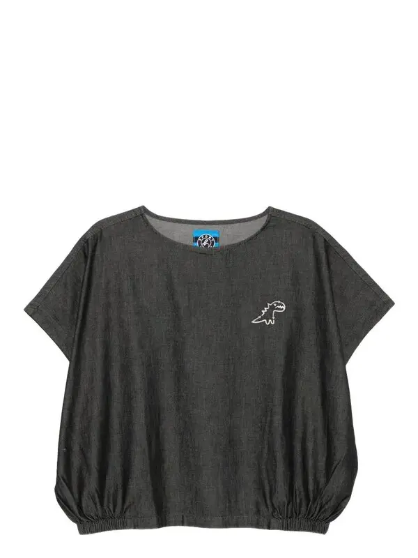 SPORT B. BY AGNÈS B. Embroidered-logo Cotton Top - Black