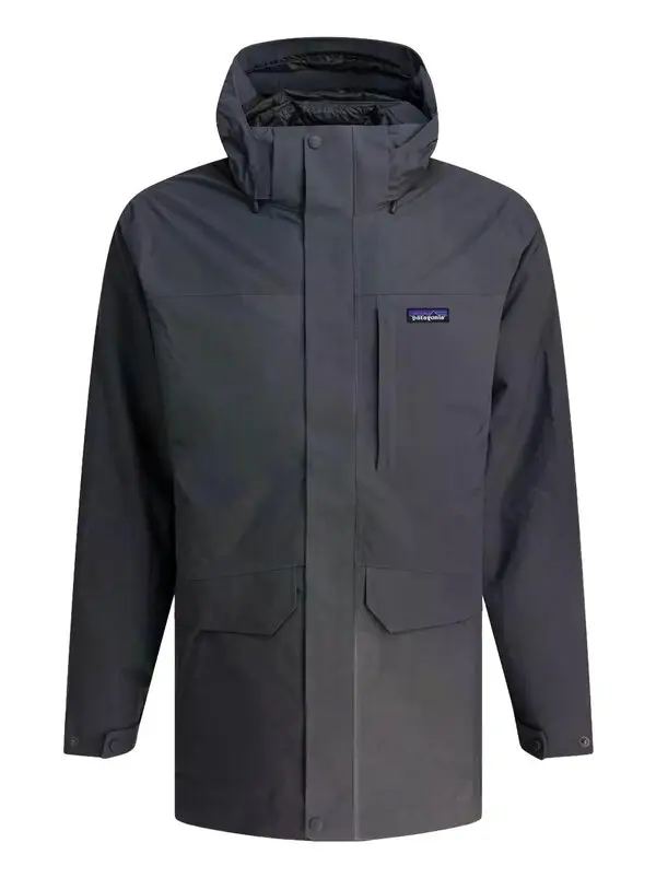 Patagonia Logo-patch Padded Coat - Grey