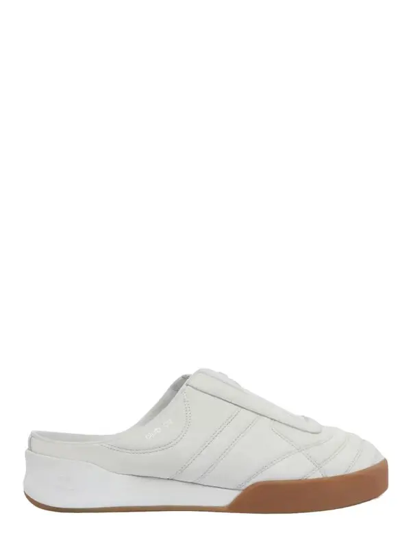 COURREGES Club 02 Leather Mules - White