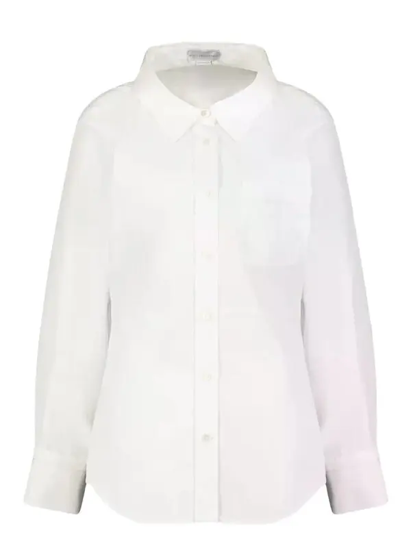 Stella McCartney Long-sleeve Cotton Poplin Shirt - White