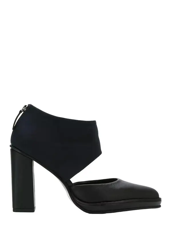 STUDIO CHOFAKIAN Cut-out Leather Shoes - Black