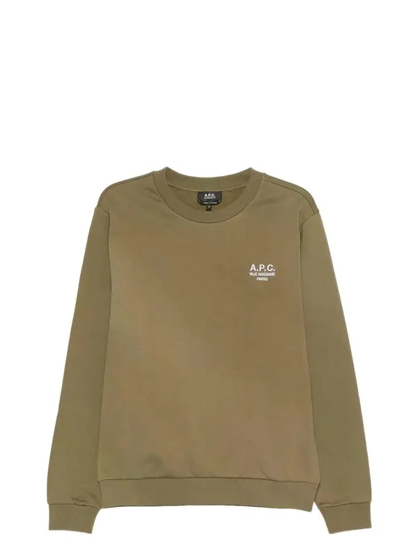 A.p.c. Cotton Sweatshirt - Green