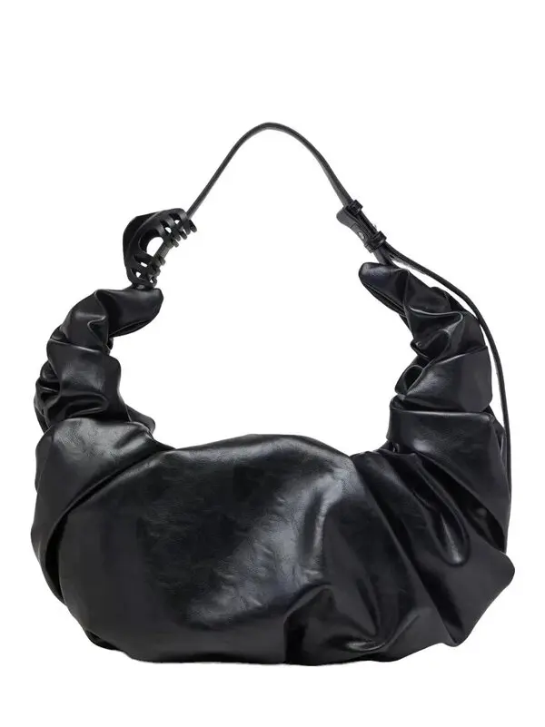 DIESEL® Scrunched Shoulder Bag - Black