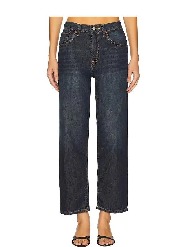 RE/DONE Ollie Wide Leg Jeans - Barely Worn Flow
