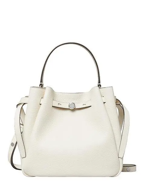 Tory Burch Romy Bucket Bag - Light Cream