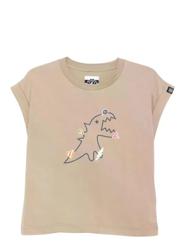 SPORT B. BY AGNÈS B. Logo-print Cotton T-shirt - Brown