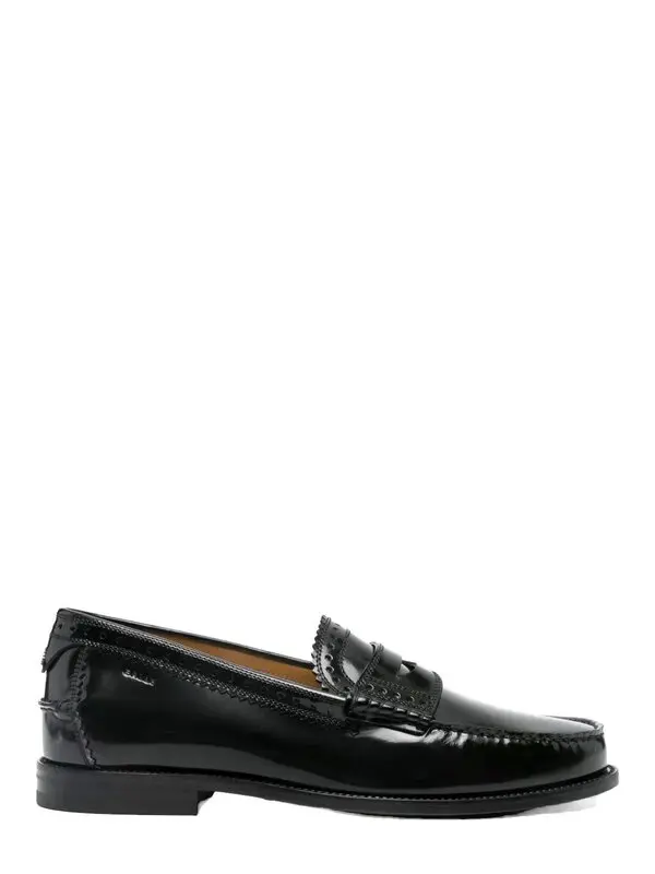 Bally Penny Leather Loafers - Black