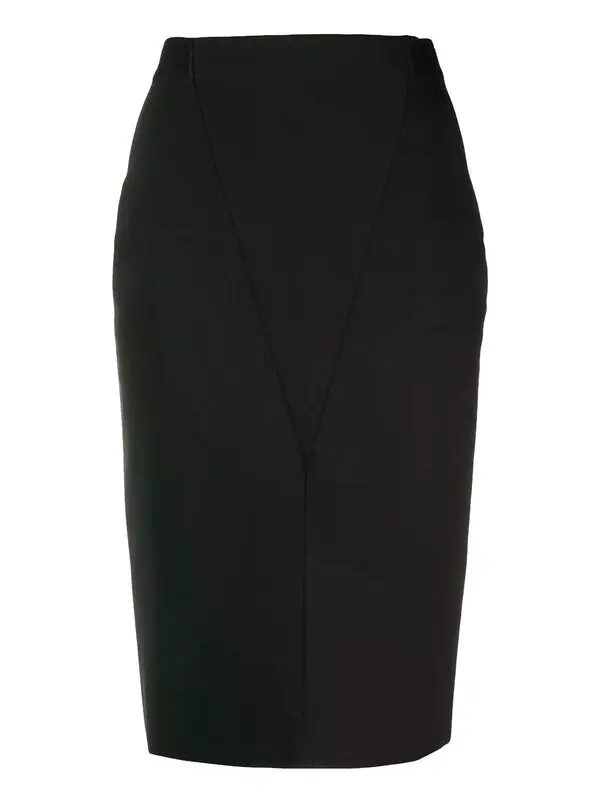 Givenchy Fitted Mid Skirt - Black