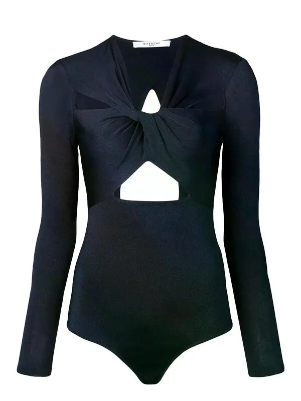 Givenchy Twist-front Bodysuit - Blue