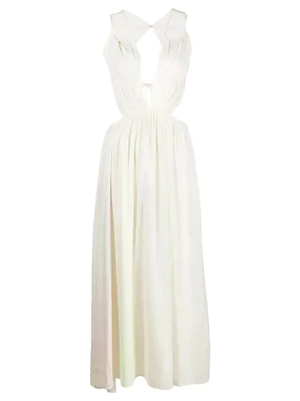Cult Gaia Open-back Midi Dress - White