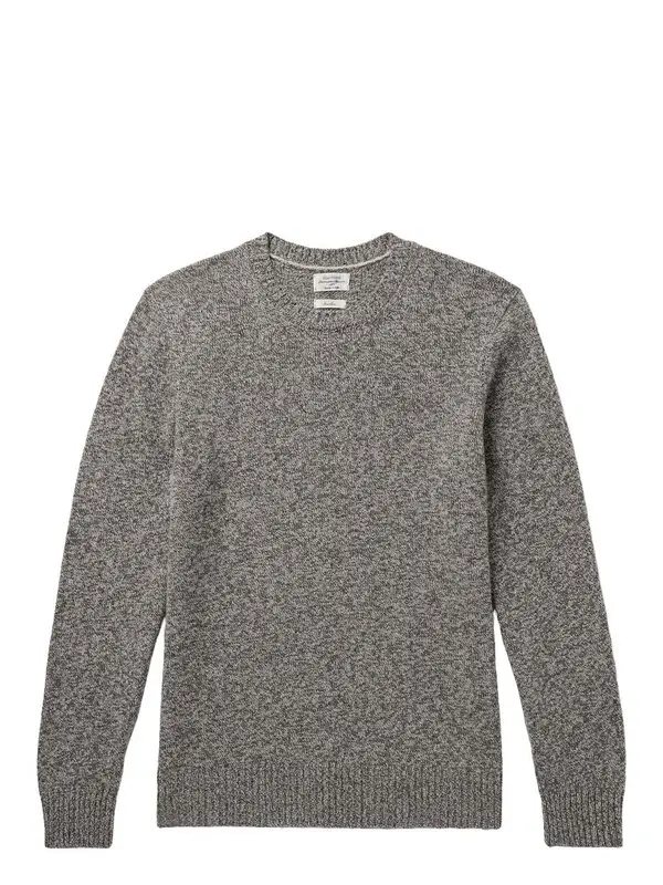 Hartford Wool Crewneck Sweater - Gray