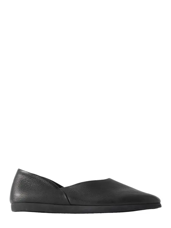 STOFFA Full-grain Leather Loafers - Black
