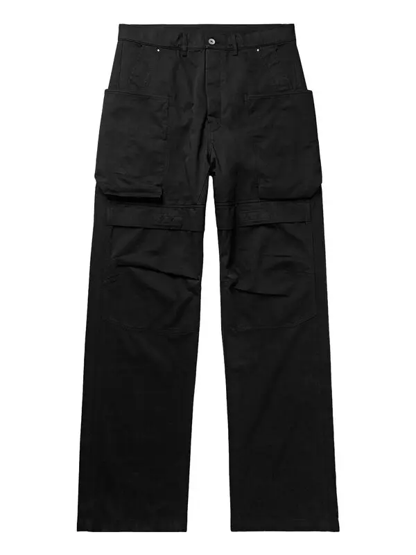 Rick Owens Stefan Wide-leg Cargo Trousers - Black