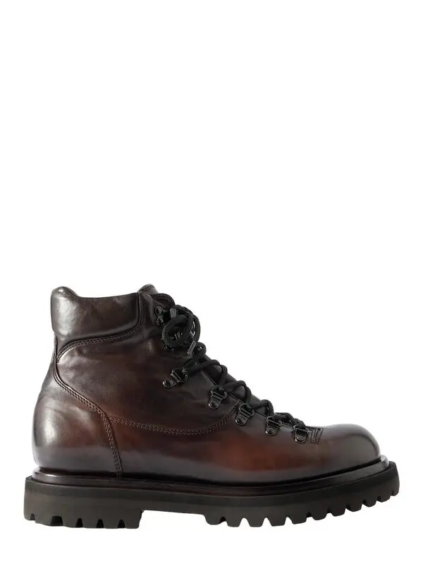 Officine Creative Eventual Dd 106 Leather Boots - Brown