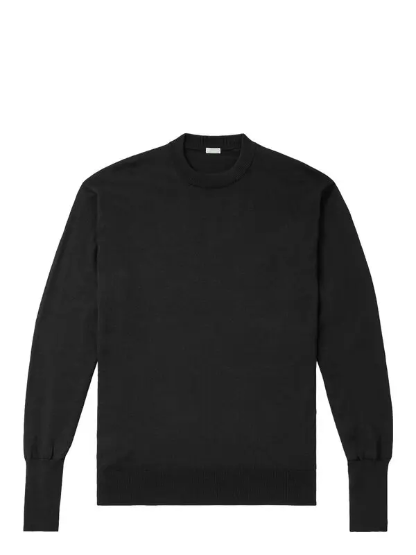 A.PRESSE Wool Sweater - Black