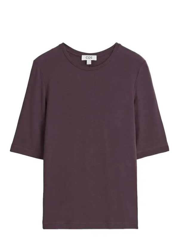 Cos Slim Lightweight T-shirt - Red