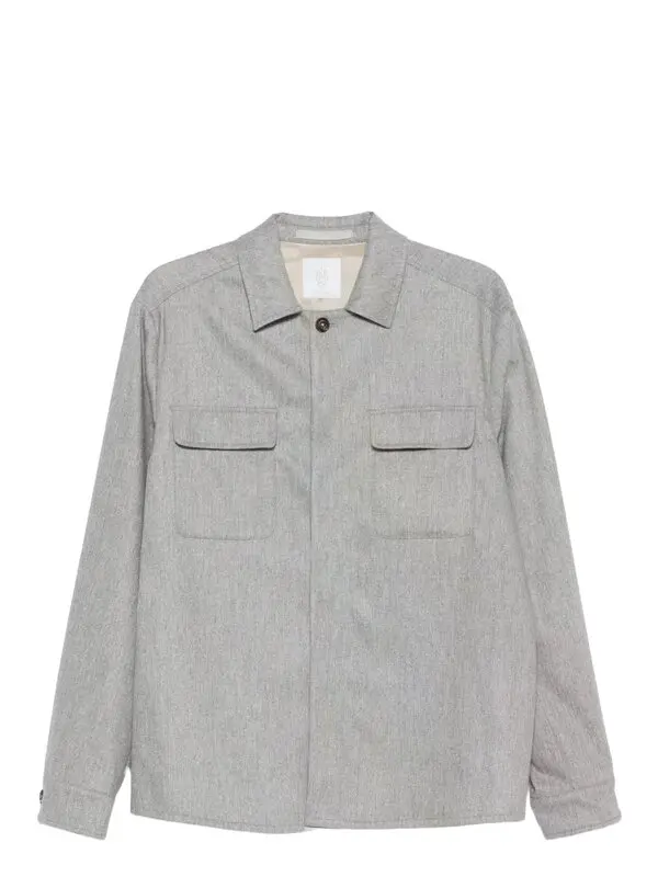 Eleventy Flap-pocket Jacket - Grey