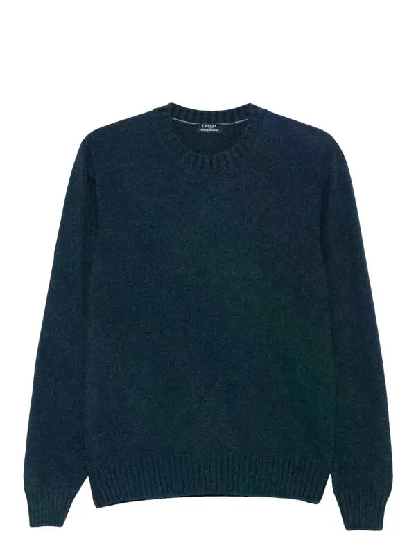 BARBA NAPOLI Crew-neck Sweater - Blue