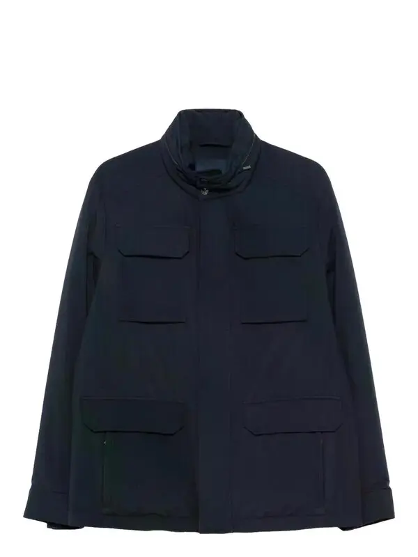 Paul & Shark Flap-pocket Stand-collar Jacket - Blue