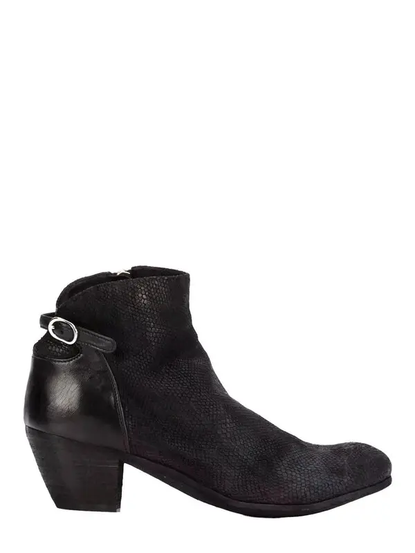 Officine Creative Panelled Ankle Boots - Black