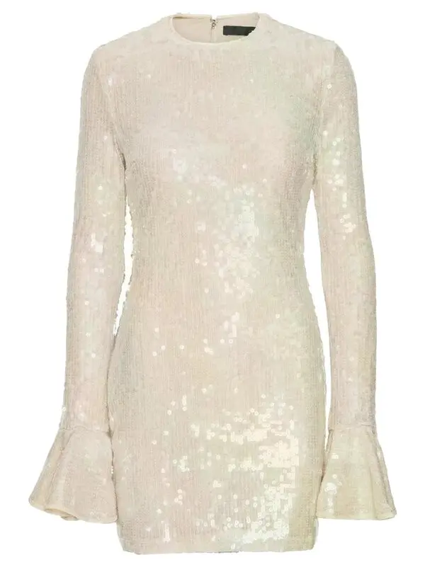 Remain Birger Christensen Sequin Mini Dress - Neutrals
