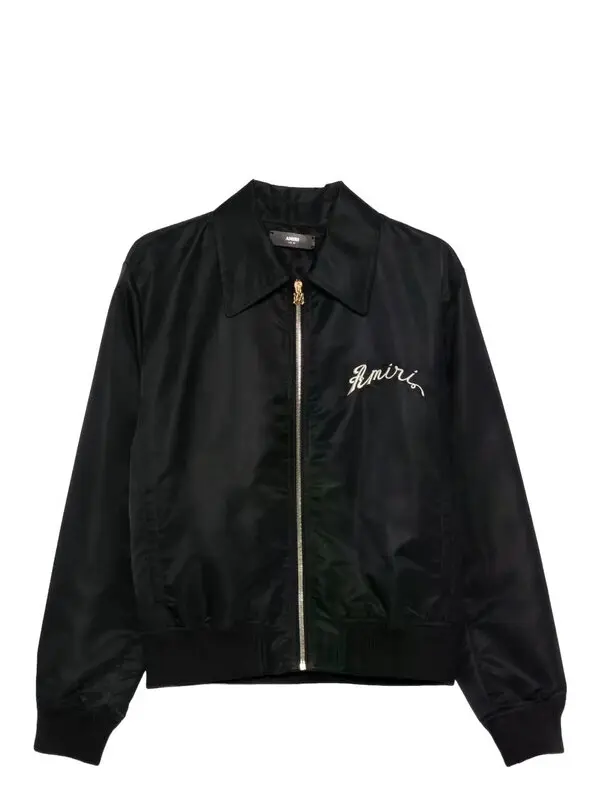 Amiri Embroidered Bomber Jacket - Black