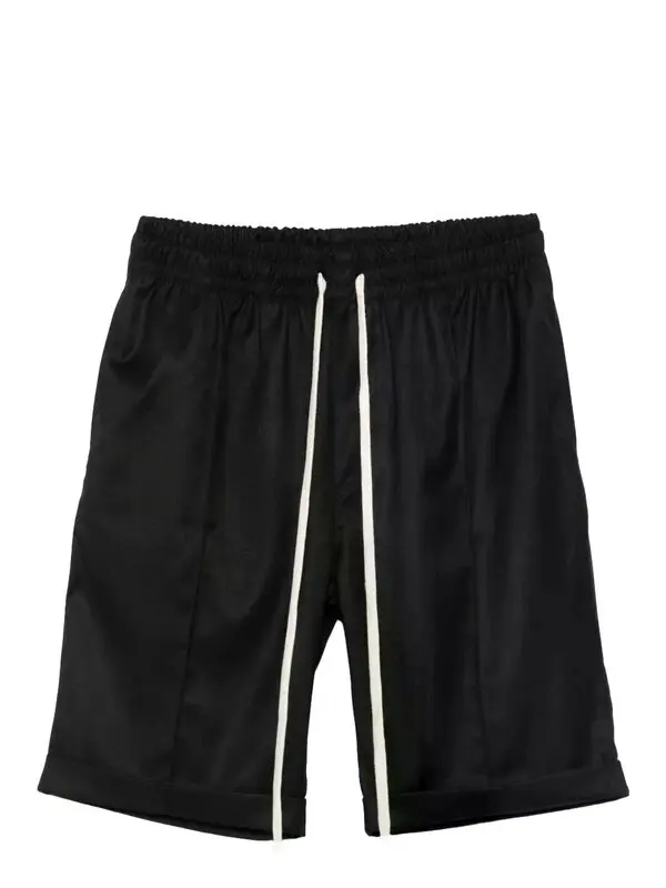 HAMZA Cuffed Shorts - Black