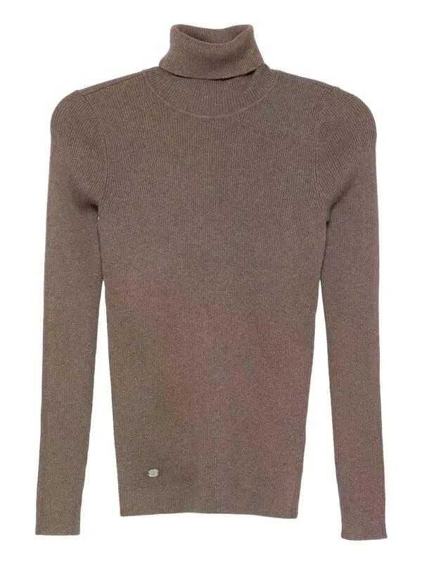 Ralph Lauren Ribbed Turtleneck Sweater - Neutrals