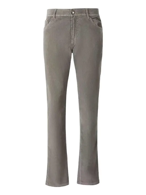 RICHARD J. BROWN Corduroy Straight Leg Jeans - Grey