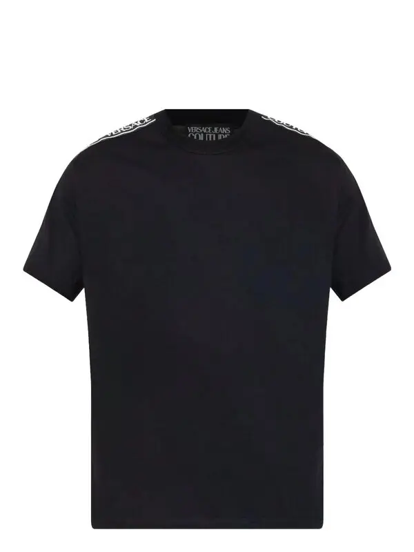 Versace Shoulder-tape T-shirt - Black